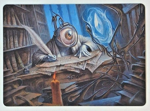 MTG Unblinking Observer Art Card Innistrad: Midnight Hunt 31/81 | eBay