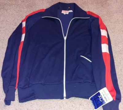 Vintage 1970s Tracksuit Jacket Ashcrofter by Aspen NEW WITH TAGS Size ...