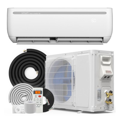 12000 BTU 110V Mini Split Air Conditioner Cool Heat Pump System ...