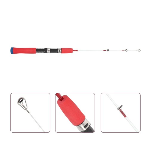 Ice Fishing Rod Ultralight Short One Piece Child Small Pole Telescopic ...