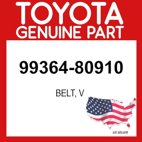 TOYOTA GENUINE 99364-80910 BELT, V OEM | eBay