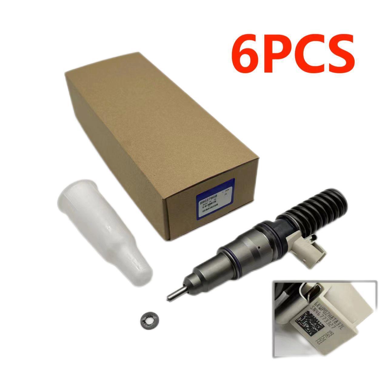6x Common Rail Fuel Injectors 21119665 85143382 22027808 OEM Volvo Md13 ...