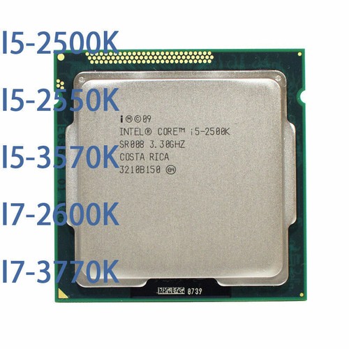 INTEL Core I5-2500K I5-2550K I5-3570K I7-2600K I7-3770K LGA 1155 CPU ...