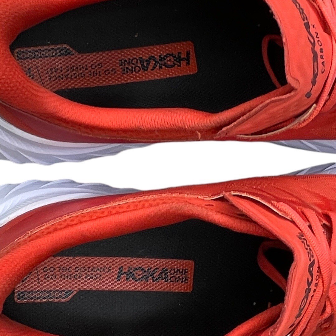HOKA ONE ONE Carbon X 2 Mens Running Shoes, Red Size … - Gem