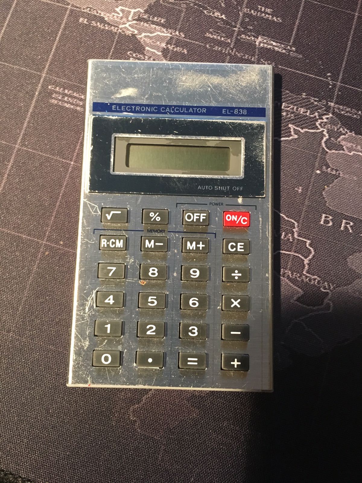 SHARP EL-838 Electronic Calculator - New batteries installed. | eBay