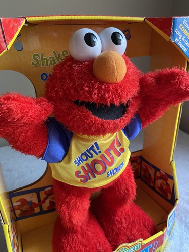 vintage SHOUT ELMO plush doll SESAME STREET nib | eBay