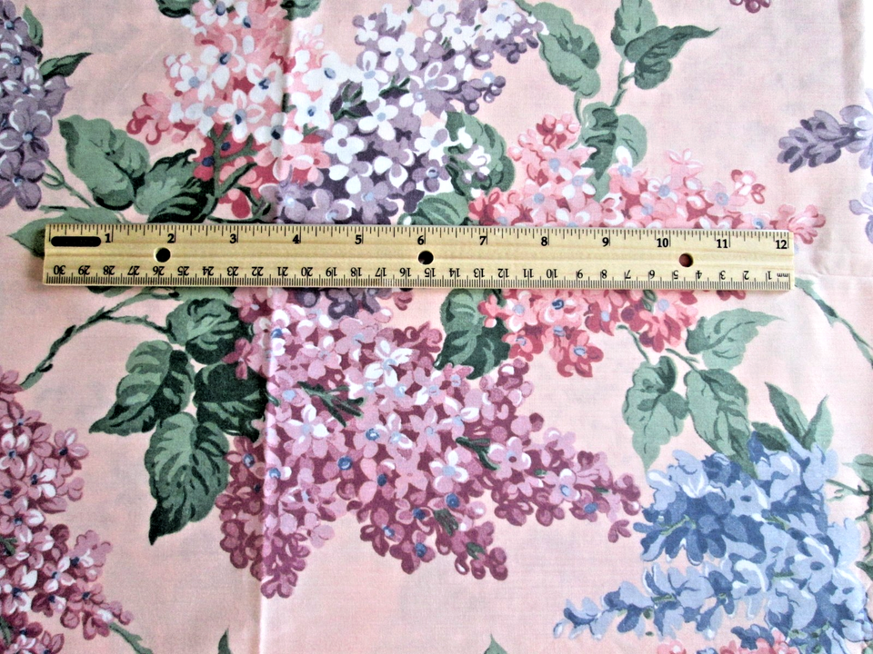 Floral LILACS Polished Cotton Fabric by Joan Kessler for Concord 2 ...