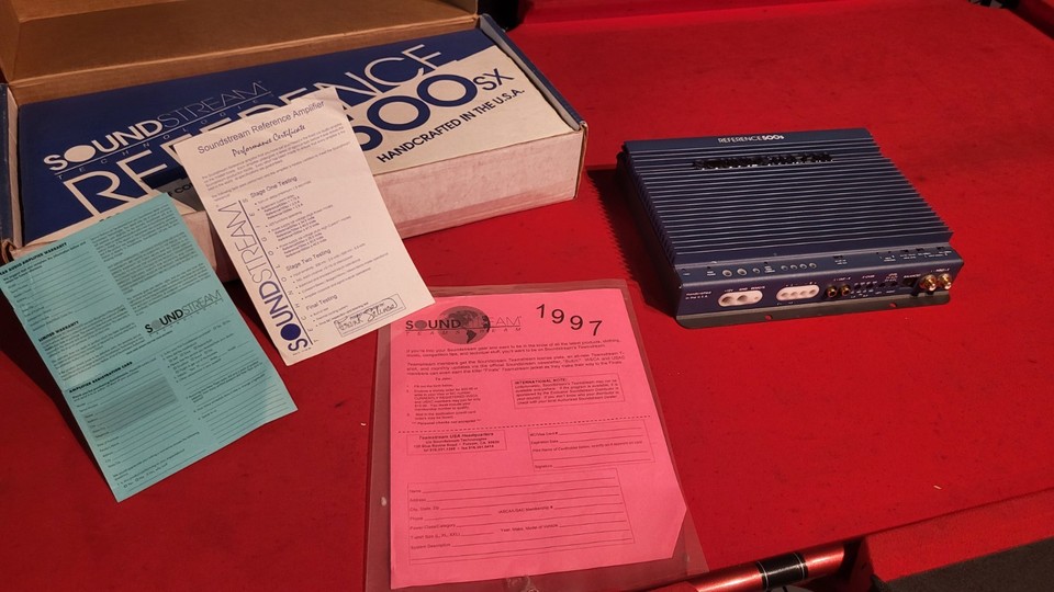 Soundstream Reference 500sx Car Audio Amplifier | eBay UK