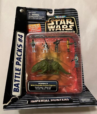 STAR WARS Micro Machines Action Fleet BATTLE PACKS #4 IMPERIAL HUNTERS ...