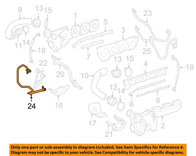 MERCEDES OEM 12-19 CL63 AMG Turbocharger Components-Cooler Line Right ...