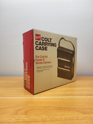 New Vintage GAF Super 8 Movie Camera Colt 94 Carrying Case with Strap ...