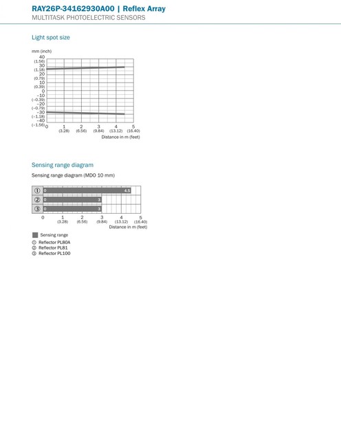 SICK RAY26P-34162930A00 Reflex Array Photoelectric Sensor for sale ...