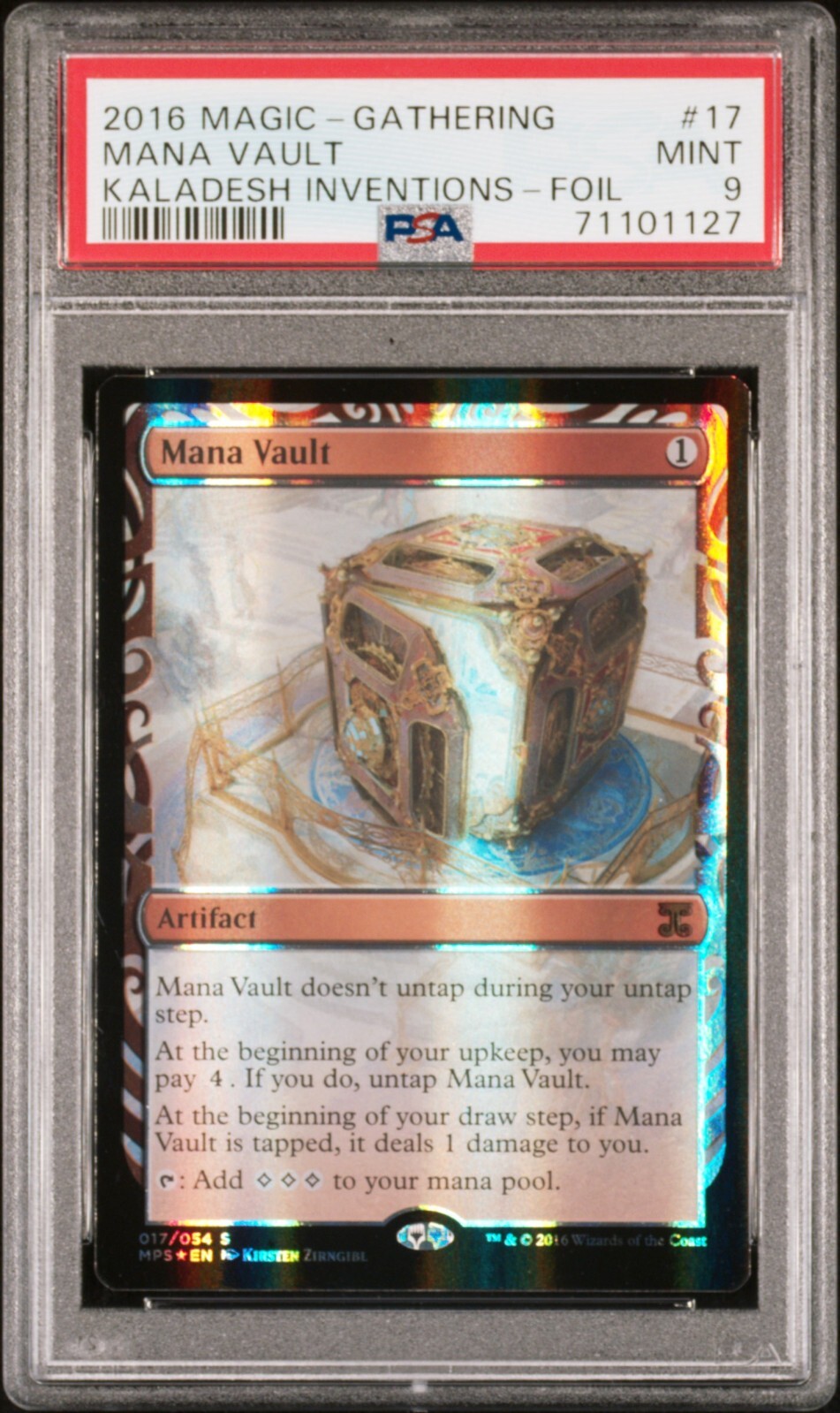Mana Crypt & Mana Vault Masterpiece Series: Kaladesh Inventions Foil ...