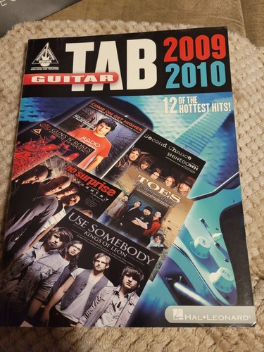 Guitar Tablature Tab Sheet Music Song Book 12 Rock Hits 2009-10 Guns n ...