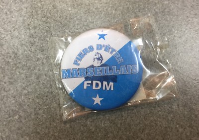 BADGE OFFICIEL BROCHE FOOT FOOTBALL SUPPORTERS CLUB LIGUE 1 OM ...