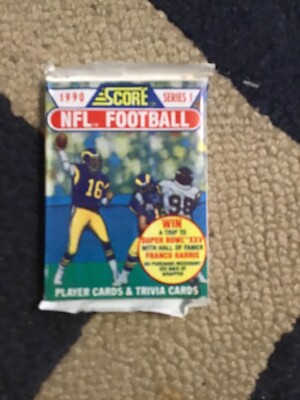 1990 Score Series 1 Football Cards - Sealed Unopened Pack | eBay