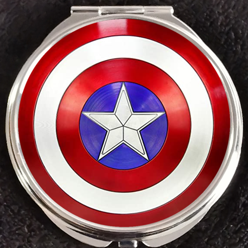 Avengers Captain America Shield Marvel Disney Disneyland Makeup Compact ...