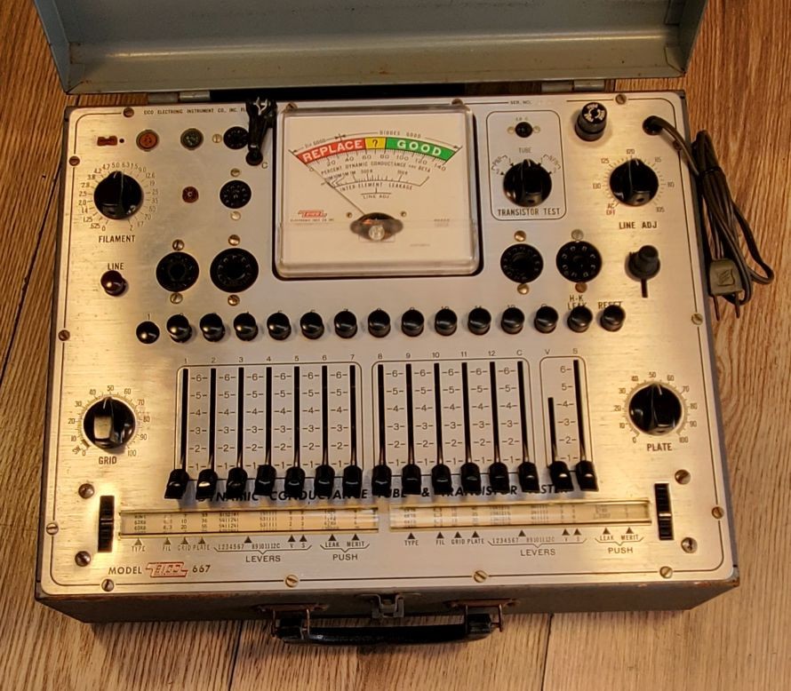 Vintage EICO Model 667 Tube Tester in Very Good Functional Condition | eBay