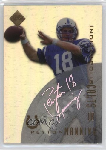 1998 Peyton Manning (Facsimile Autograph Non-Numbered) Rookie RC HOF | eBay