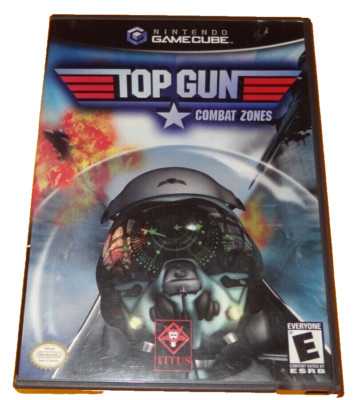 Top Gun Combat Zones (Nintendo GameCube, 2001) Game, Case, Manual, and ...