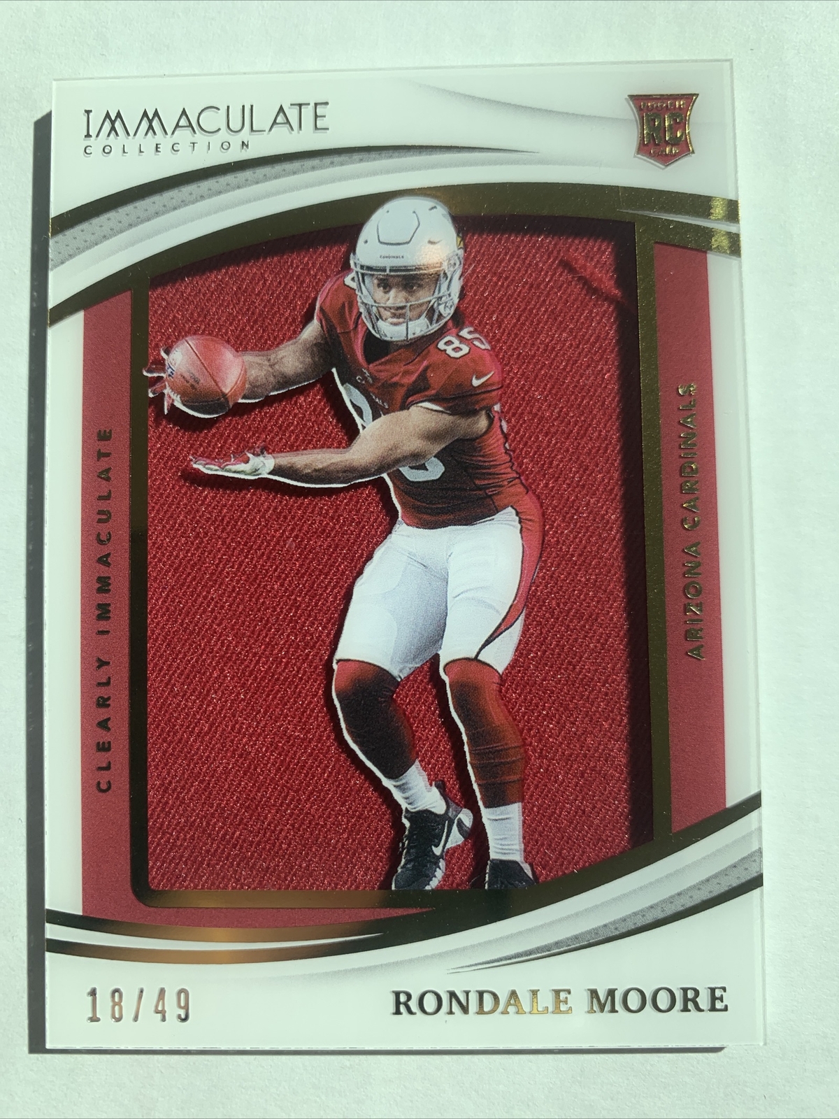 2021 Immaculate Collection Rookie Jerseys #20 Rondale Moore Cardinals ...