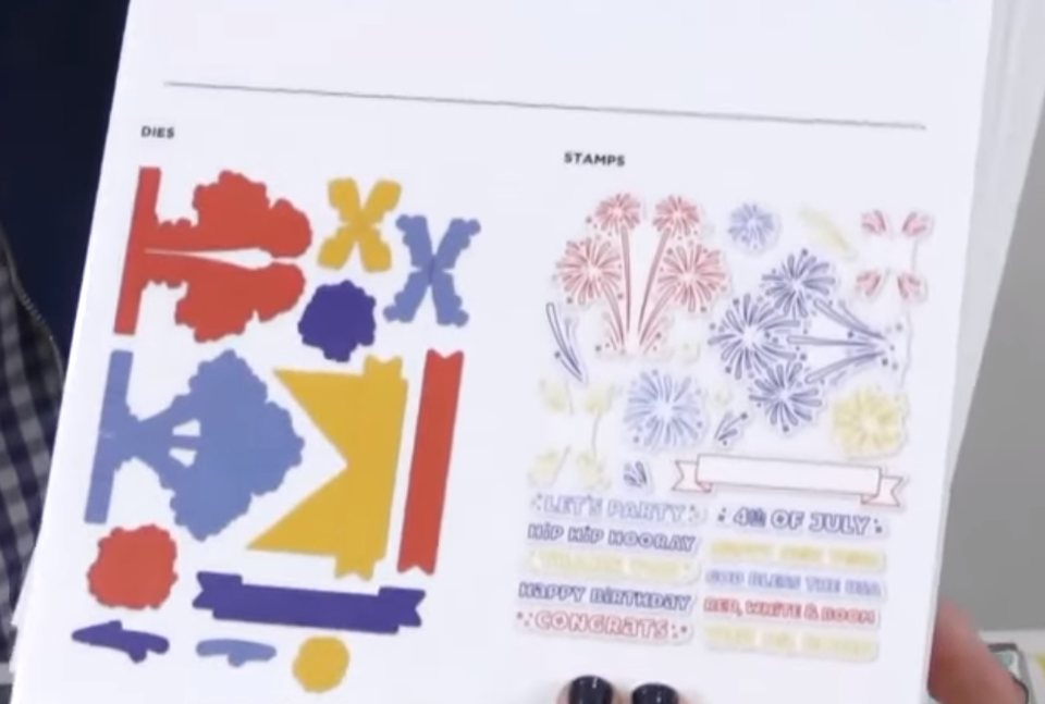 Diamond Press Firework Pop-Up Card 24pc Stamp & 12pc Die Kit 786636 ...