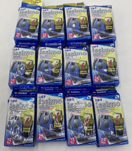 Konica Issimo Film In ISO 400 25 EXP Film Camera Lot Of 12 Brand NEW | eBay