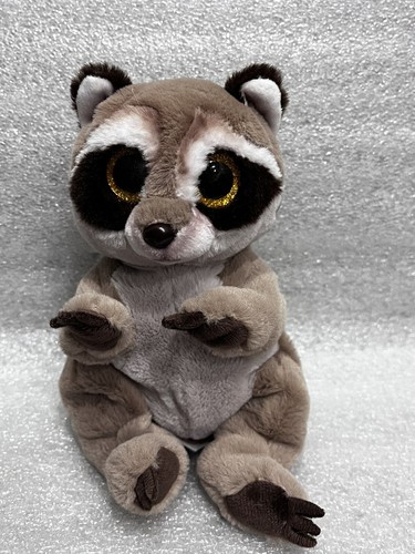 Ty Beanie Baby Bellies PETEY the Raccoon 6” 2023 Preowned Stuffed Plush ...