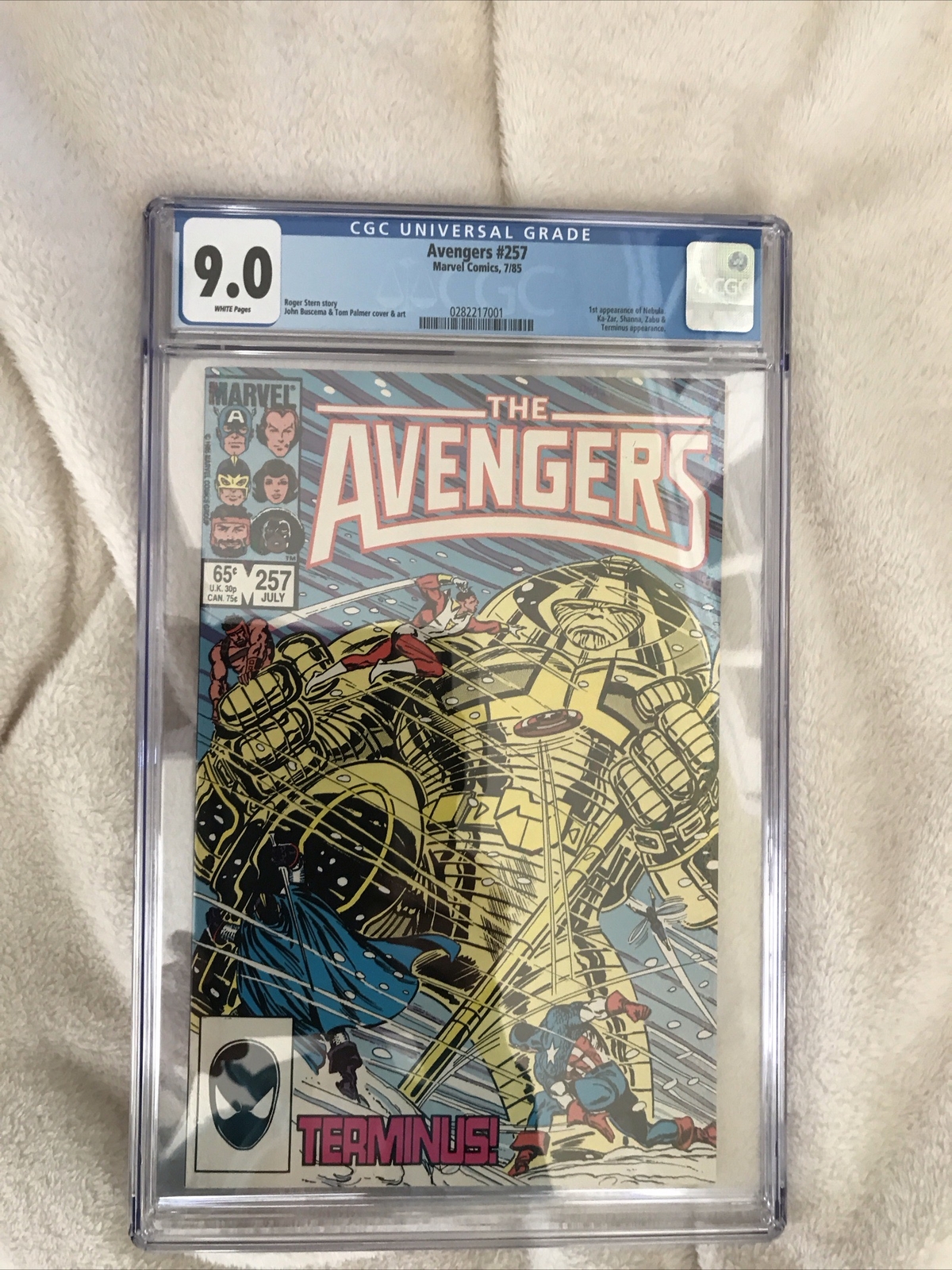 AVENGERS #257 (1985) CGC 9.0 MARVEL COMICS 1ST APPEARANCE OF NEBULA | eBay
