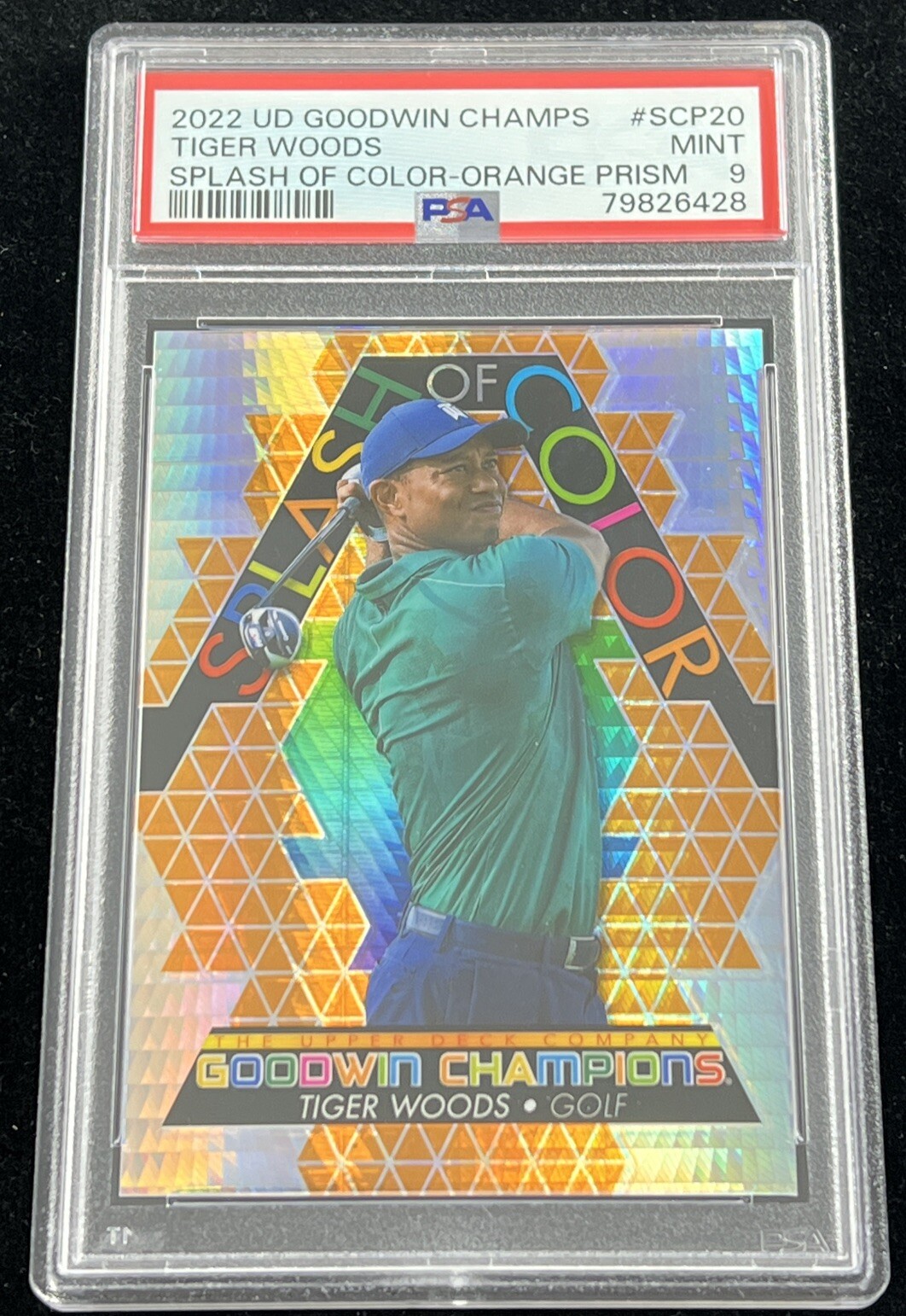 2022 Upper Deck Goodwin Champions - Splash of Color Platinum Tiger ...