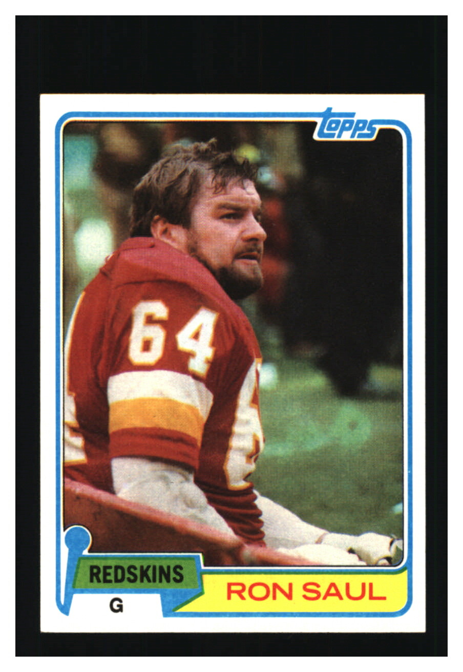 1981 Topps #522 Ron Saul Washington Redskins NM-MT | eBay