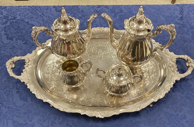 Tea/Coffee Pots & Sets - Baroque Silver Plated