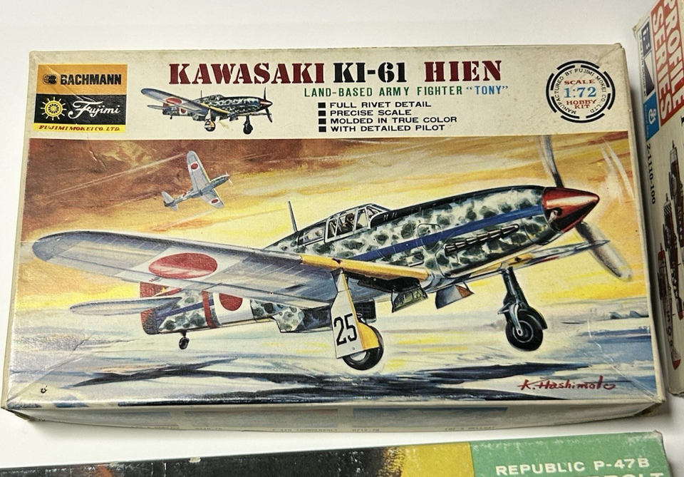 Vintage Model Kit Boxes Only – Bachmann Fujimi Lindberg MPC Aurora Lot ...