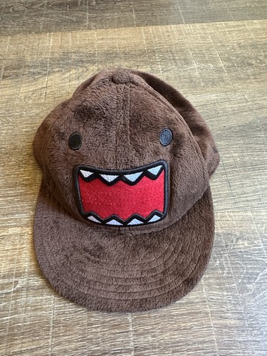 VTG Domo Full Furry Adjustable SnapBack Cap Domo Brand Anime Japanese ...