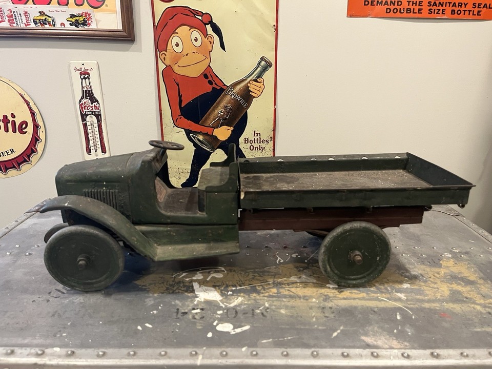 1920’s Buddy L Stake Side Truck Original Pressed Steel Toys Keystone ...