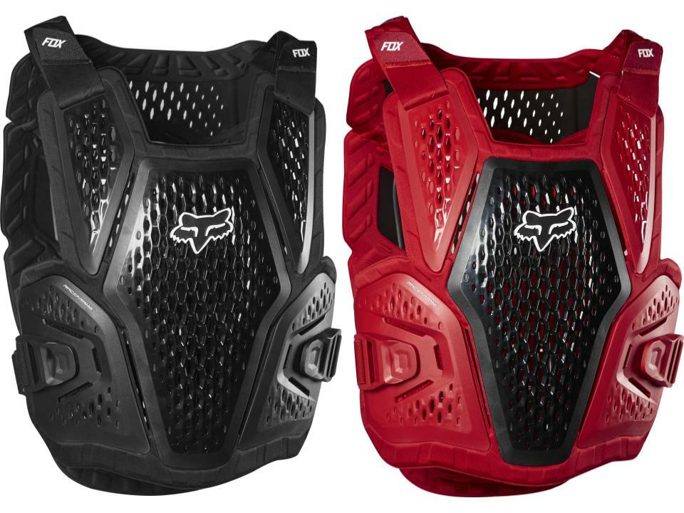 Fox MX Raceframe Roost Black Red Youth Chest Protector Guard/Deflector ...