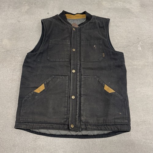 Legendary Whitetails Canvas Cross Trail Vest Mens Medium Brown Full Zip ...