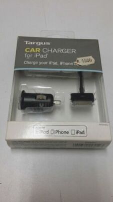 Targus CAR CHARGER - 2,1amp caricatore iPad, iPhone, iPod - Cavo 30 pin ...