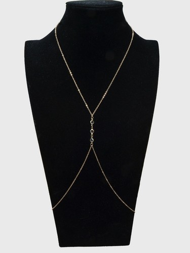Sexy Gold Body Chain Bikini Beach Body Chain Harness Girls Teens ...