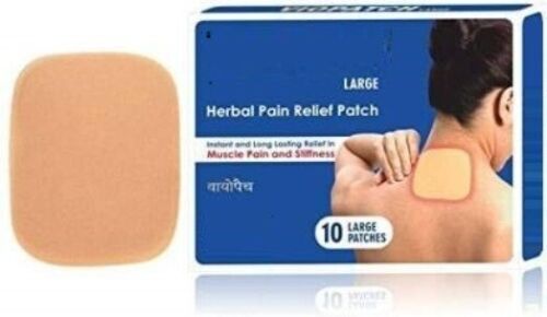 Instant Relief, Patches Large Herbal Pain Relief, (Pack of 10 Patches ...