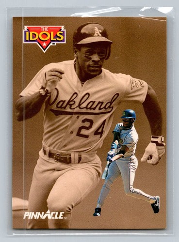 1992 Ken Griffey Jr. / Rickey Henderson #283 Pinnacle Seattle Mariners ...