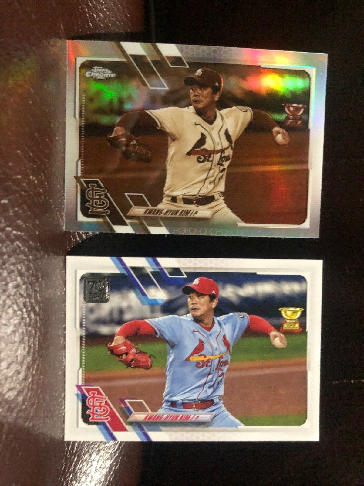 2021 Topps Chrome Sepia Kwang-Hyun Kim / Base #482 Cardinals | eBay