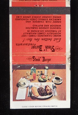1970s? Winco Steak N' Burger Restaurants Hamilton Windsor Buffalo NY ...