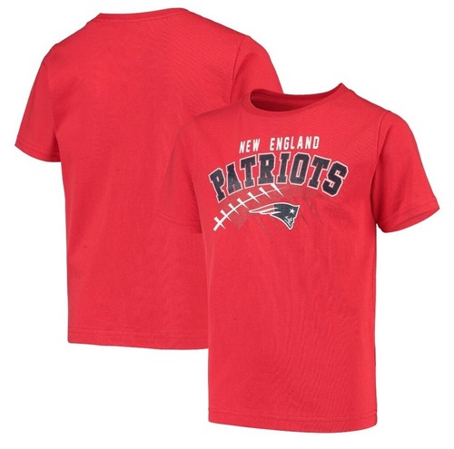 New England Patriots NFL Youth Boys Red Short Sleeve Team T-Shirts: L ...