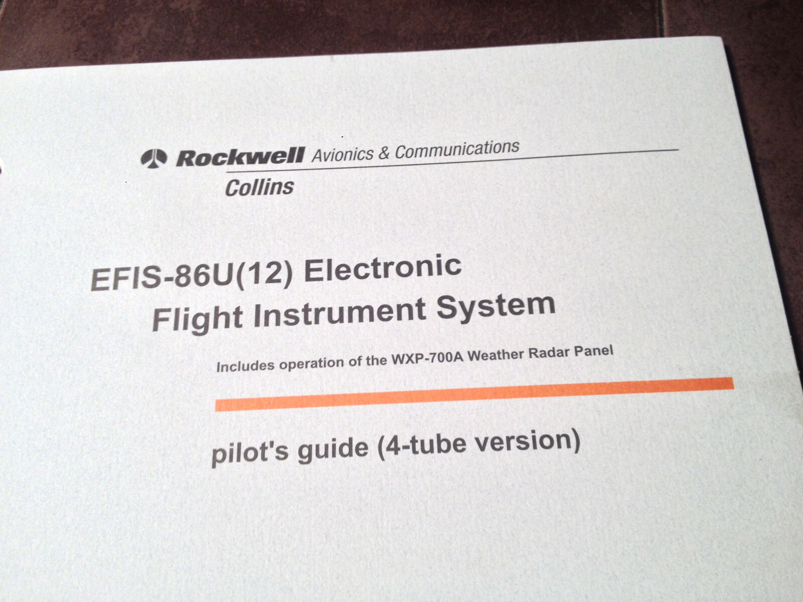 Collins EFIS-86U(12) 4 tube version with WXP-700A Radar Pilot's Guide | eBay