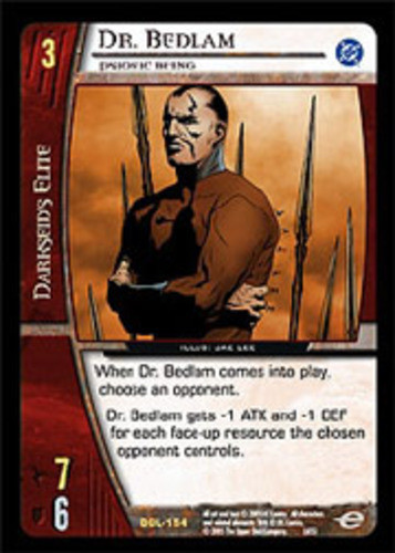 VS System: Dr. Bedlam, Psionic Being - Foil [Played] DC Green Lantern ...