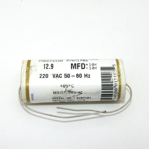 AmRad 12.9uF 220VAC Metallized Mylar Capacitor 85Deg C Axial | eBay