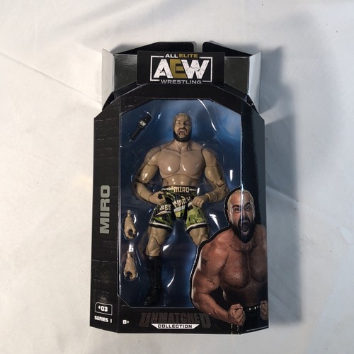 AEW Unmatched Collection Series 1 Miro Wrestling Action Figure jazware ...