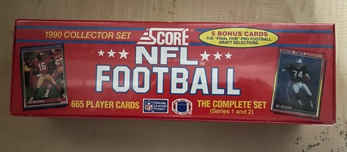 Score 1990 NFL Football sealed Complete Set 665 Card Count | eBay