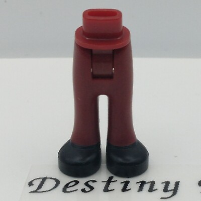 LEGO Friends Mini Doll Legs 92253c00pb04 Dark Red Yellow Stripe Man Boy ...